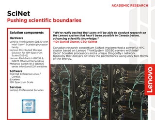 SciNet -- Pushing scientific boundaries | PPT