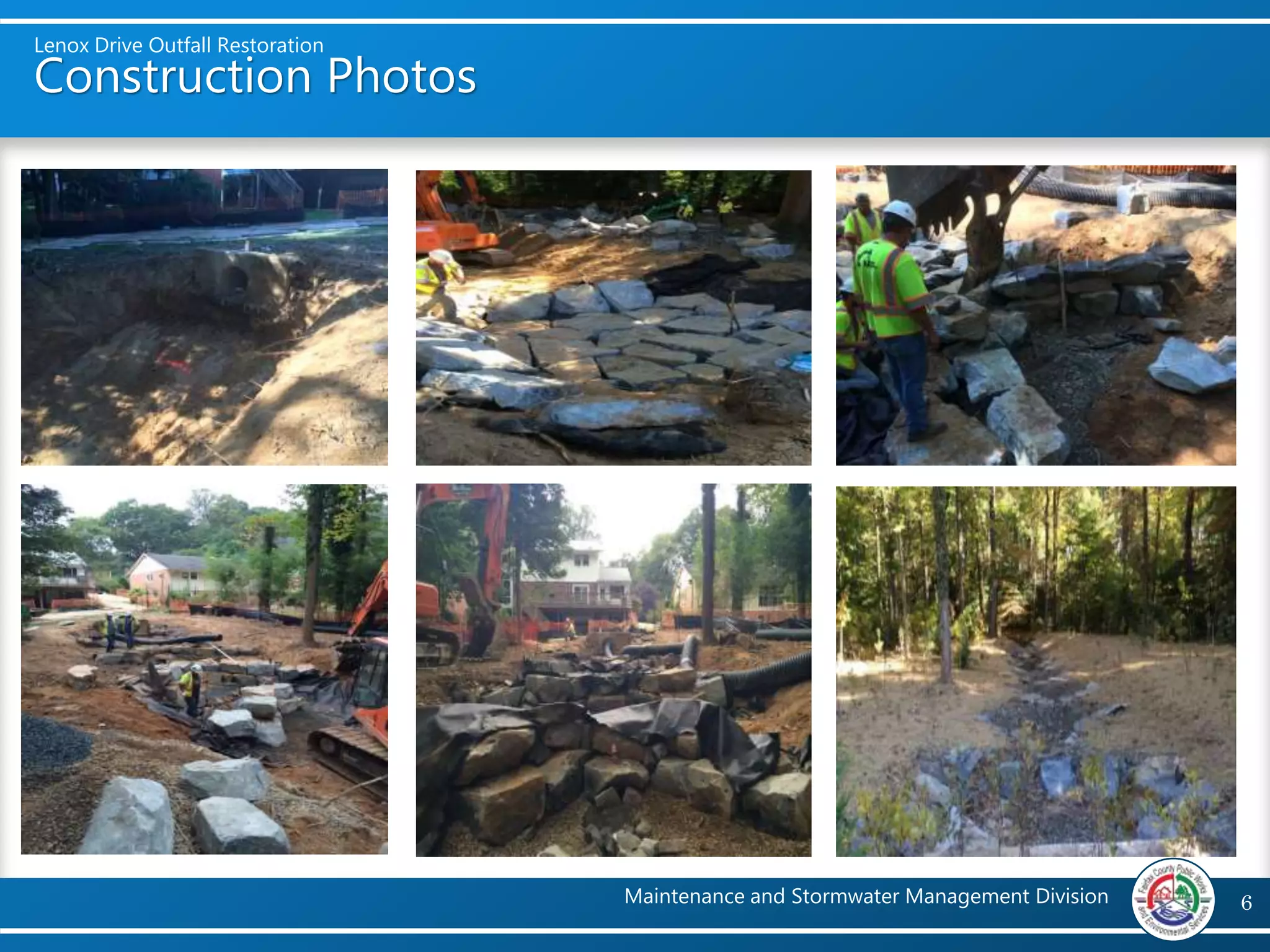 Lenox Drive Outfall Restoration | PPT