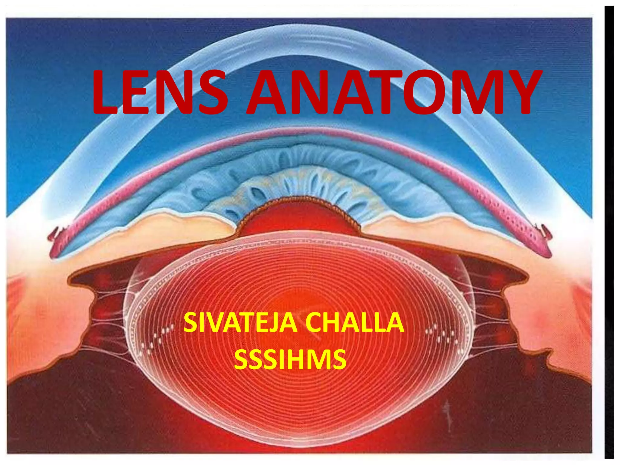 HUMAN Lens ANATOMY | PPTX