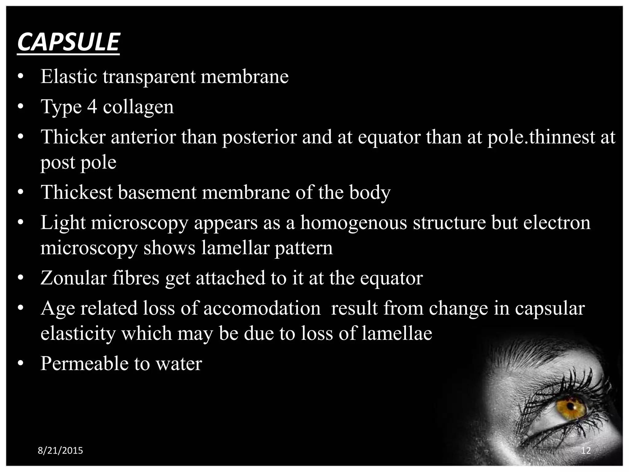 HUMAN Lens ANATOMY | PPTX