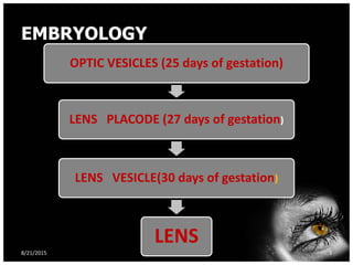 HUMAN Lens ANATOMY | PPTX