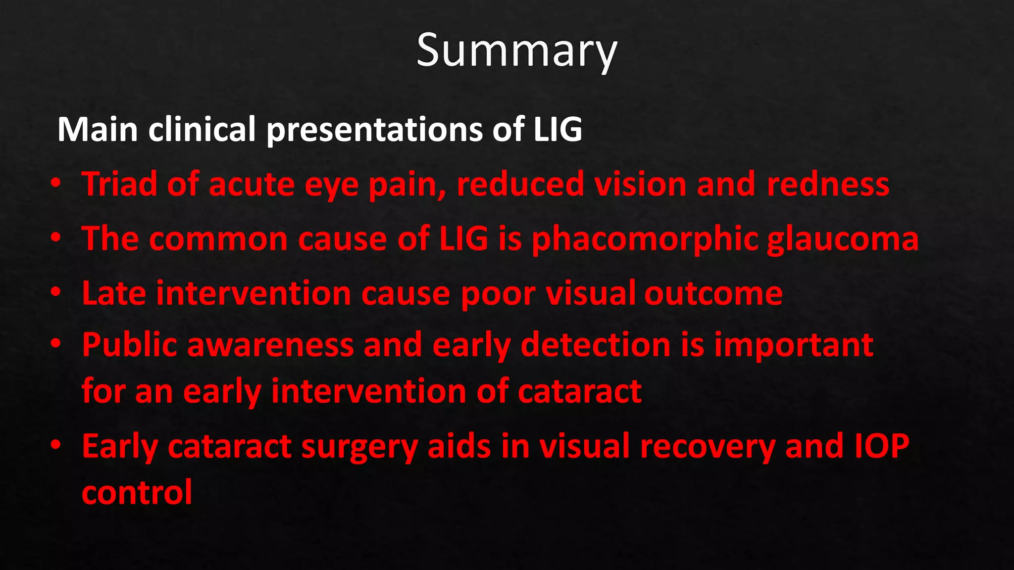 Lens induced glaucoma - DR ARNAV | PPTX