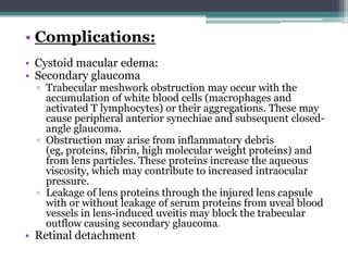 Lens Induced Uveitis | PPTX