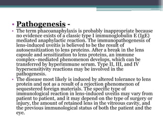 Lens Induced Uveitis | PPTX