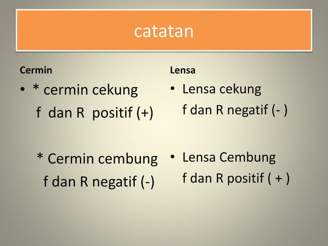 Lensa cembung dan lensa cekung | PPTX