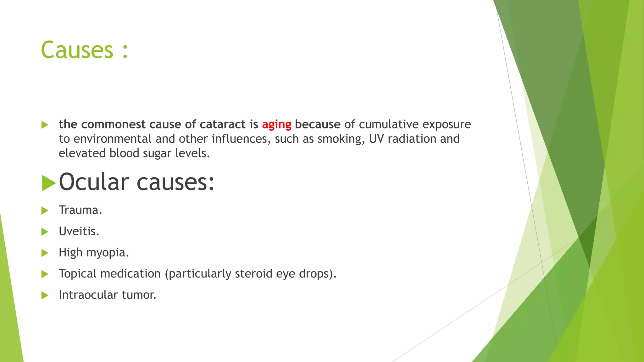 Lens and cataract | PPTX