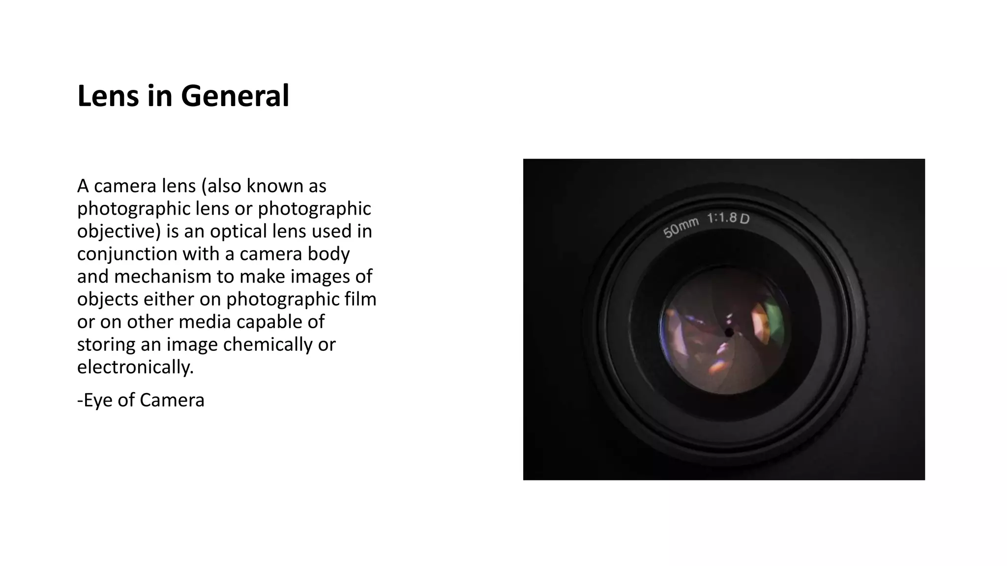 Lens and its Types | PPTX