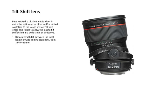 Lens and its Types | PPTX | Photography | Arts and Crafts