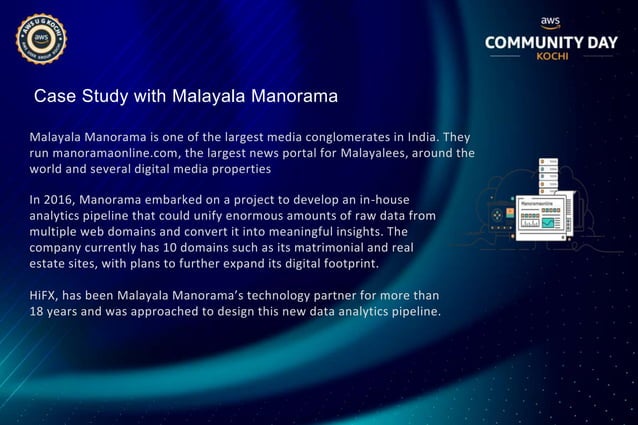 ACDKOCHI19 - Next Generation Data Analytics Platform on AWS | PPT