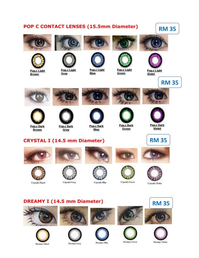 Lens catalog II | DOC