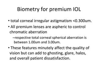 Lens & Cataract: Notes | PPTX