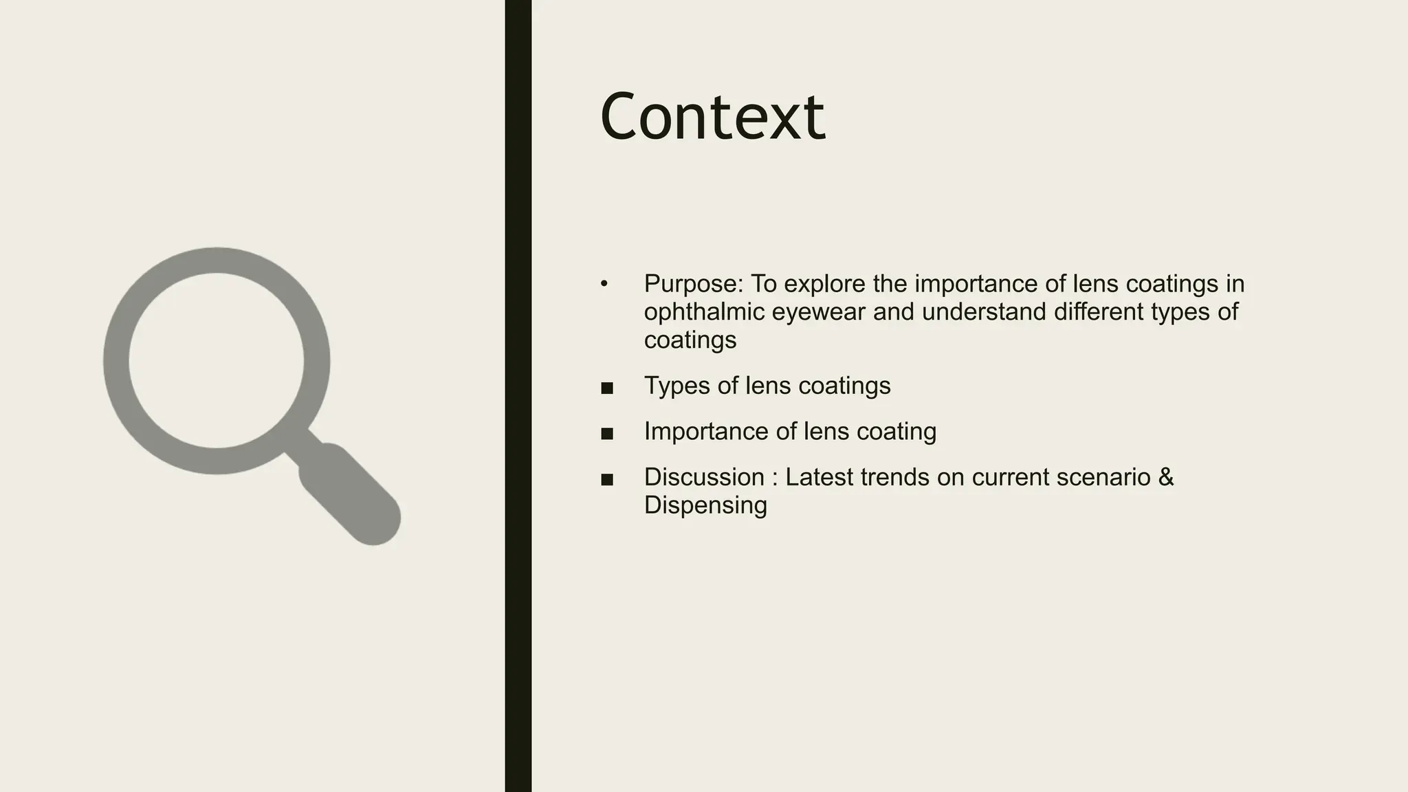 Ophthalmic Lens coatings & its types.pptx