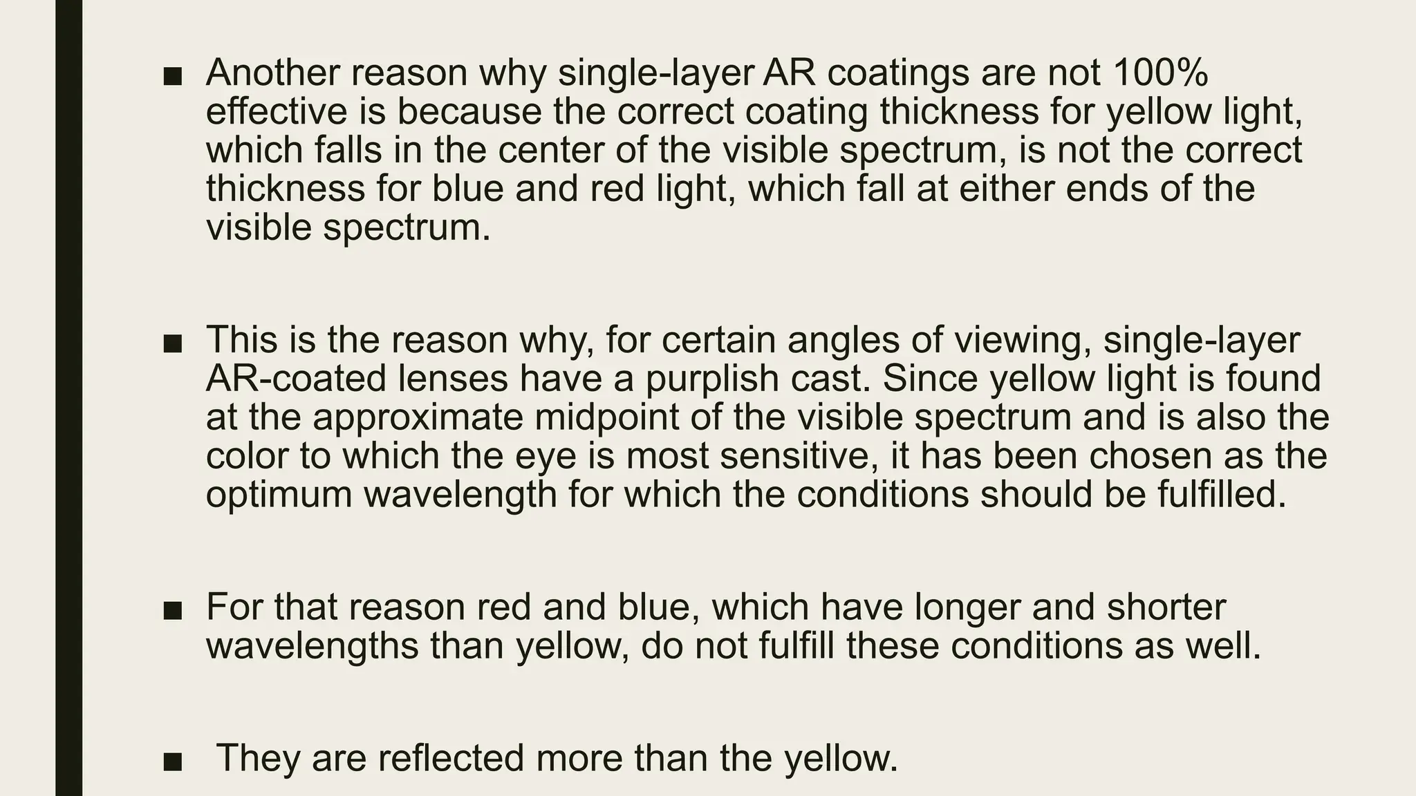 Ophthalmic Lens coatings & its types.pptx