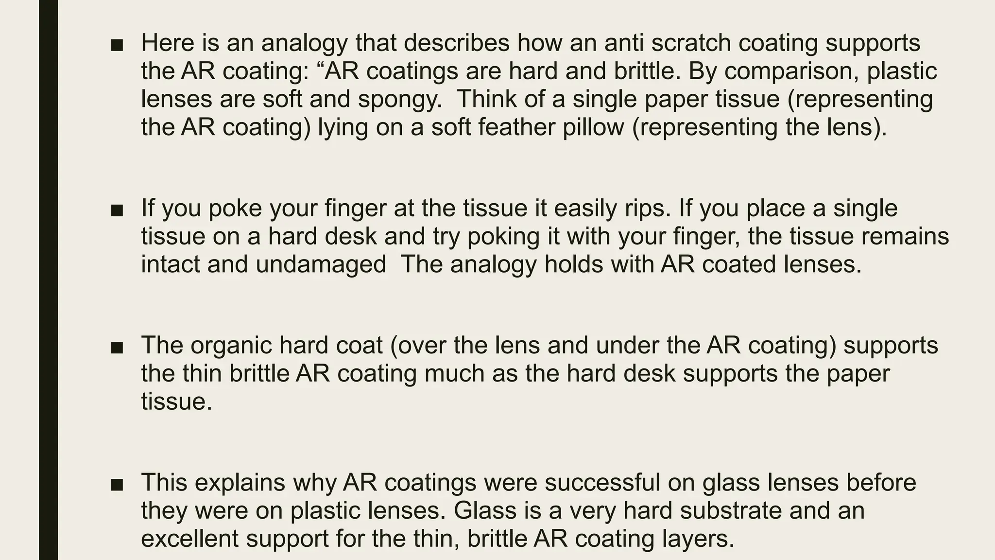 Ophthalmic Lens coatings & its types.pptx