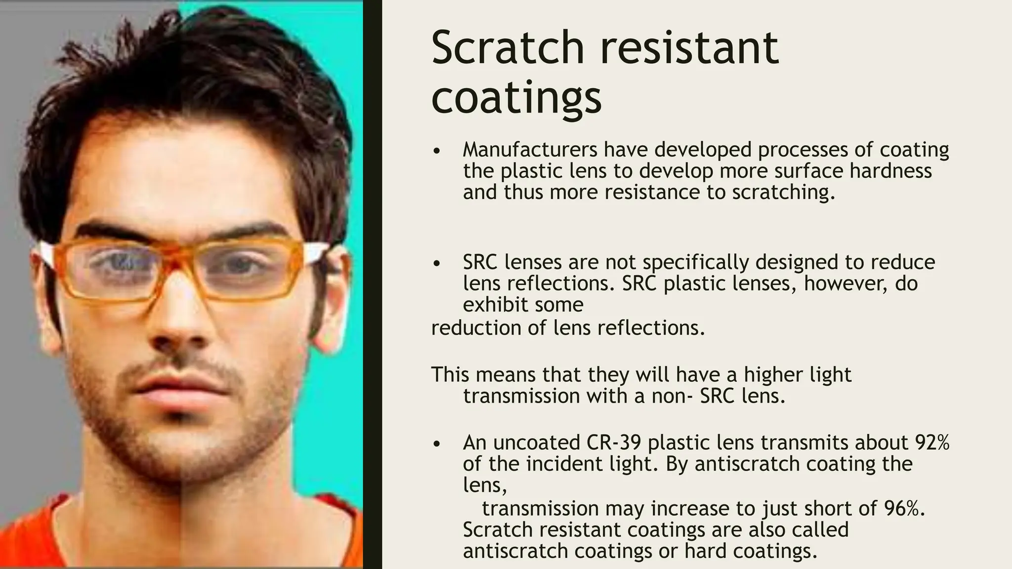 Ophthalmic Lens coatings & its types.pptx