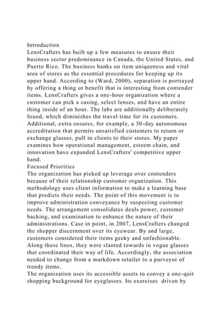 LensCrafters .docx