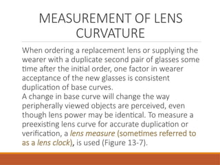 Ophthalmic Dispensing: Lens Curvature.pptx