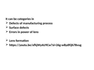 lens defect-1.pptx.......................... | PPT