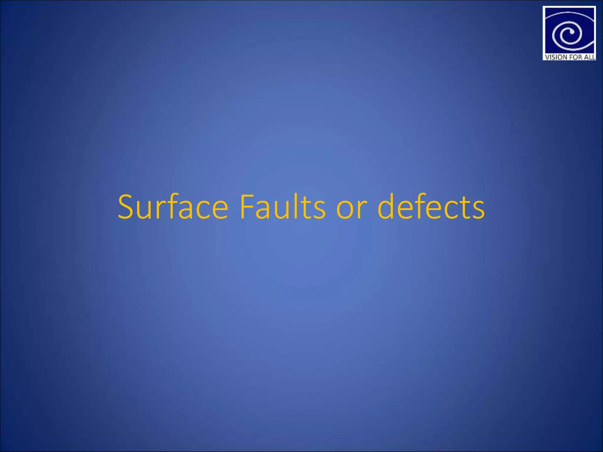 Lens defects or lens fault ppt | PPTX