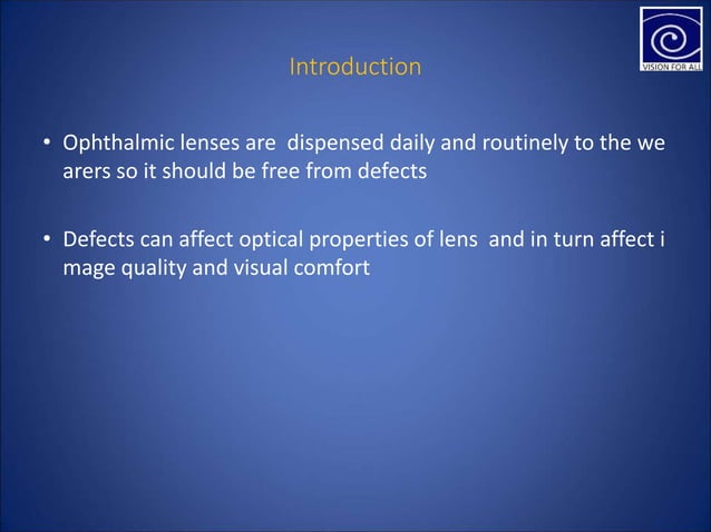 Lens defects or lens fault ppt | PPTX | Eye and Vision Conditions ...