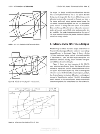 Lens designs with extreme image quality features | PDF