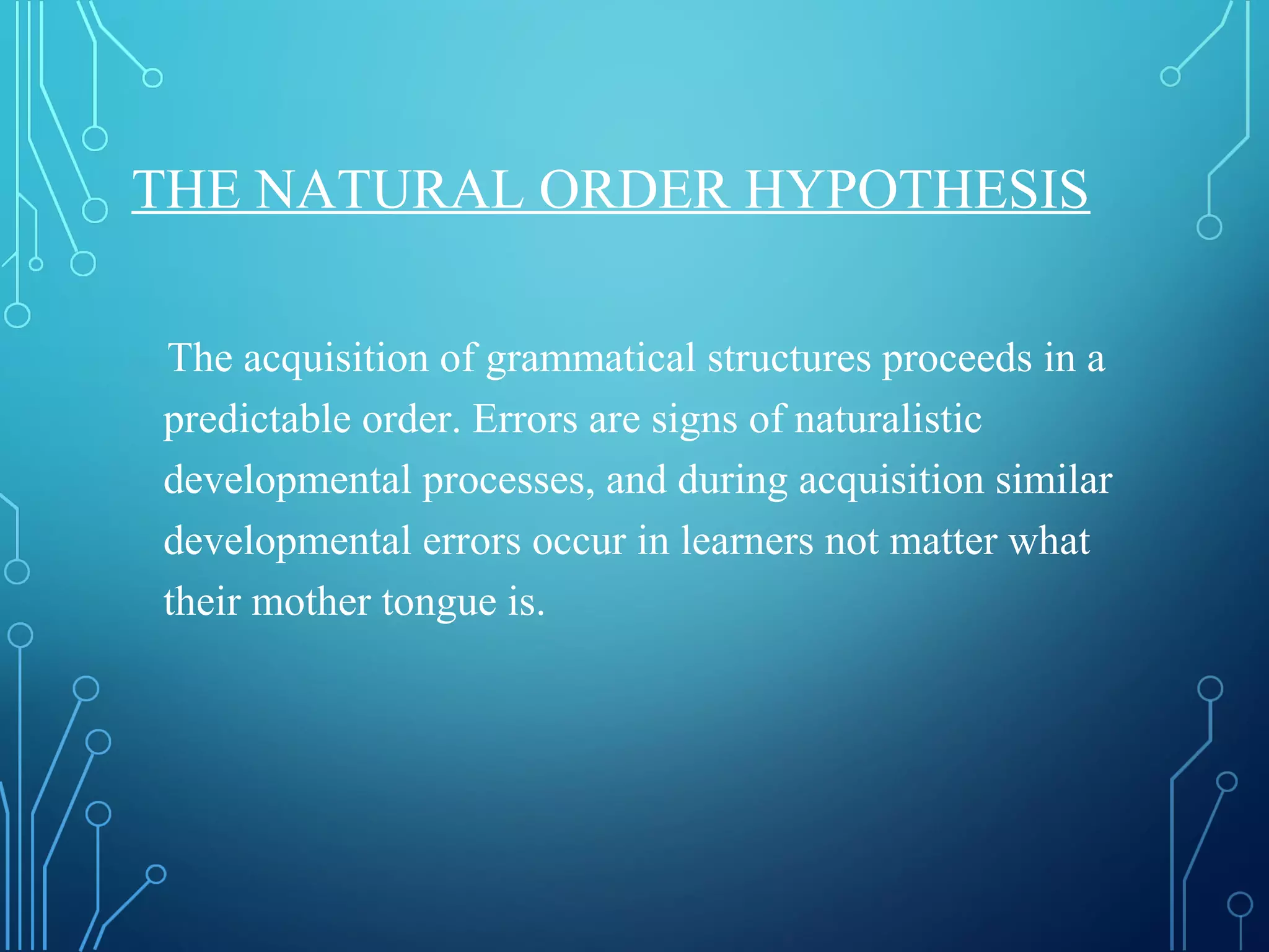The Natural Approach | PPT