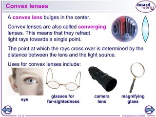 lenses.ppt the types of lenses concave and convex lens | PPT
