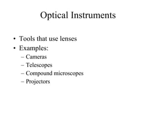 Lenses And Mirrors | PPT