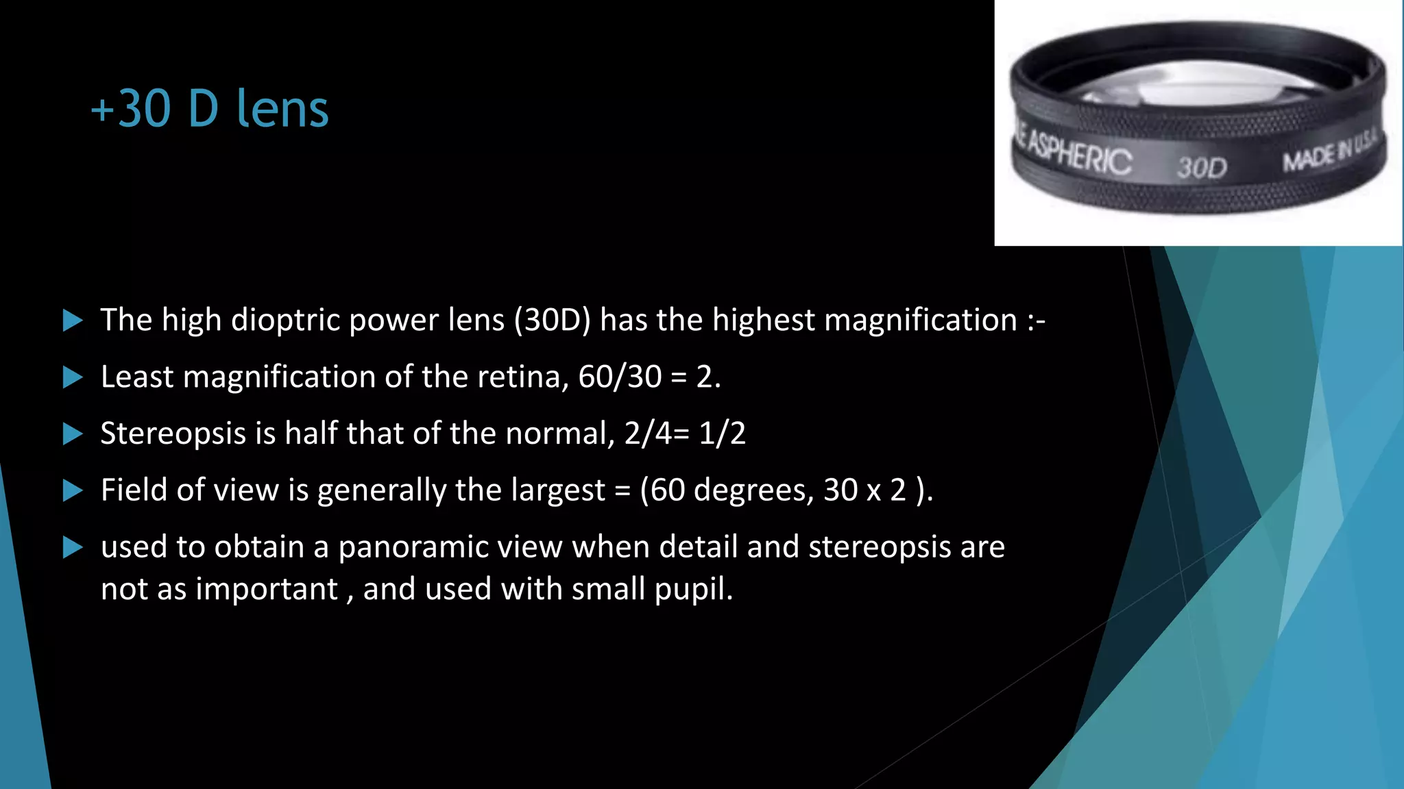 Lenses in ophthalmology | PPTX