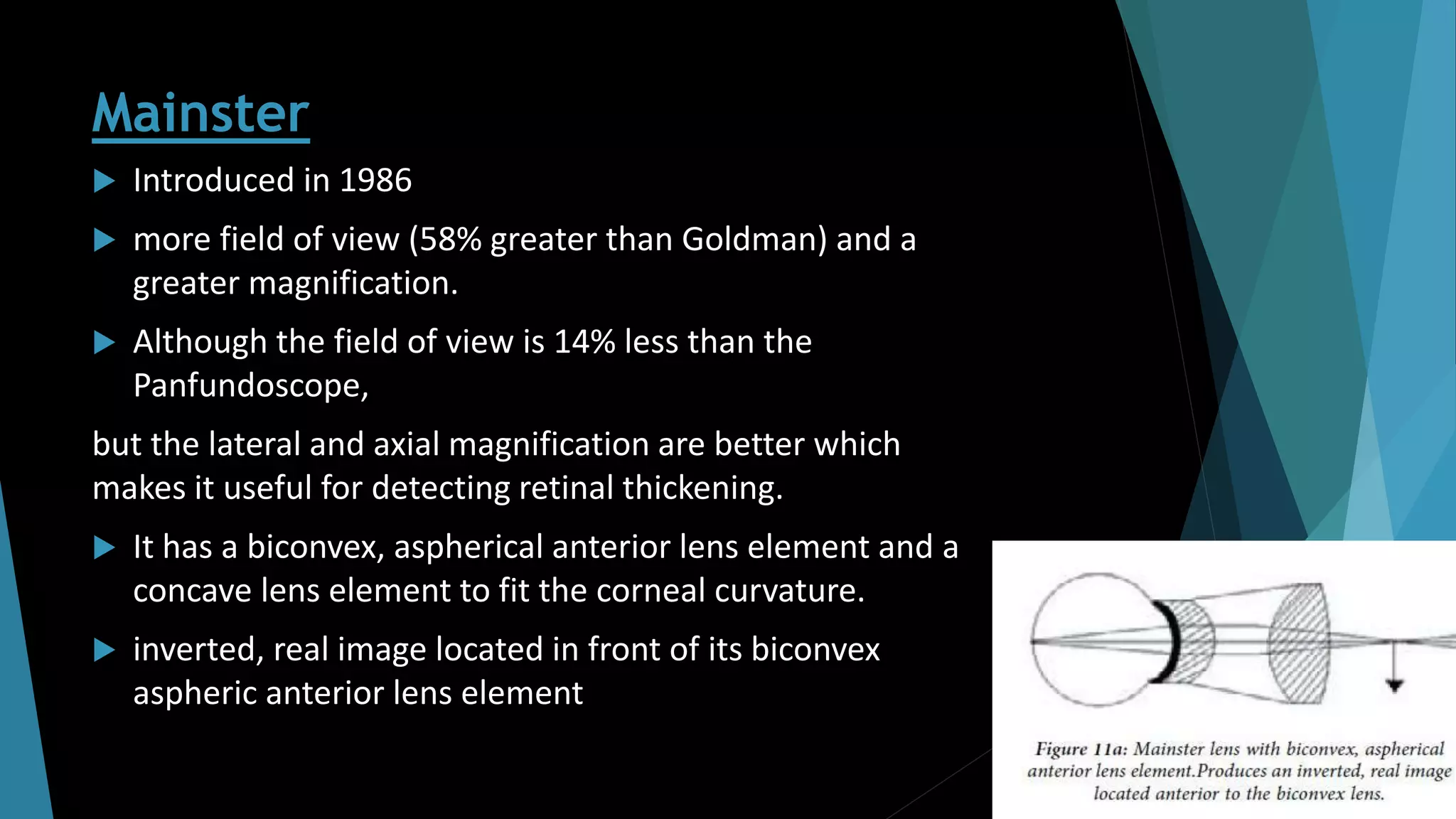 Lenses in ophthalmology | PPTX