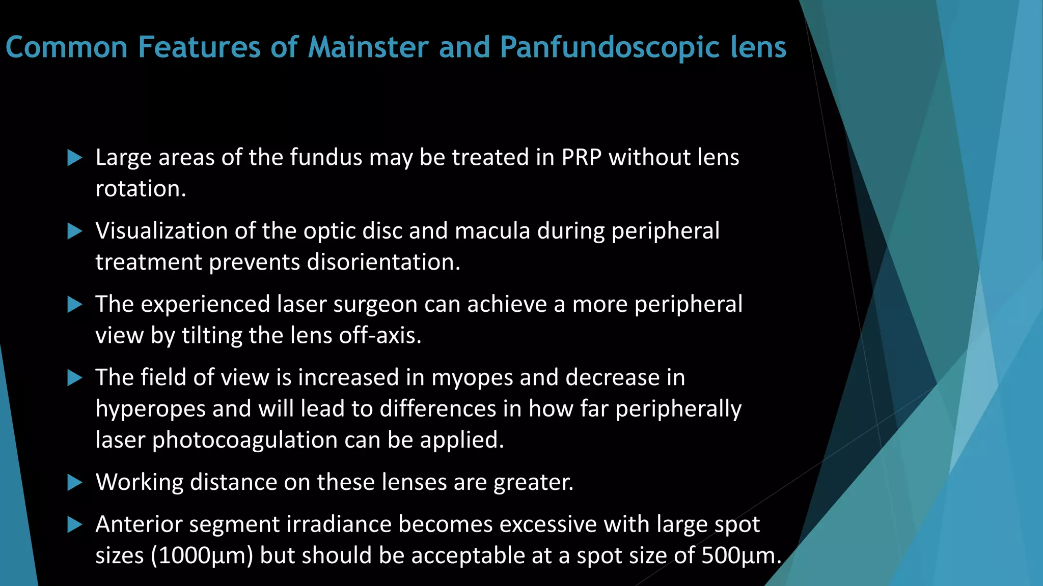 Lenses in ophthalmology | PPTX