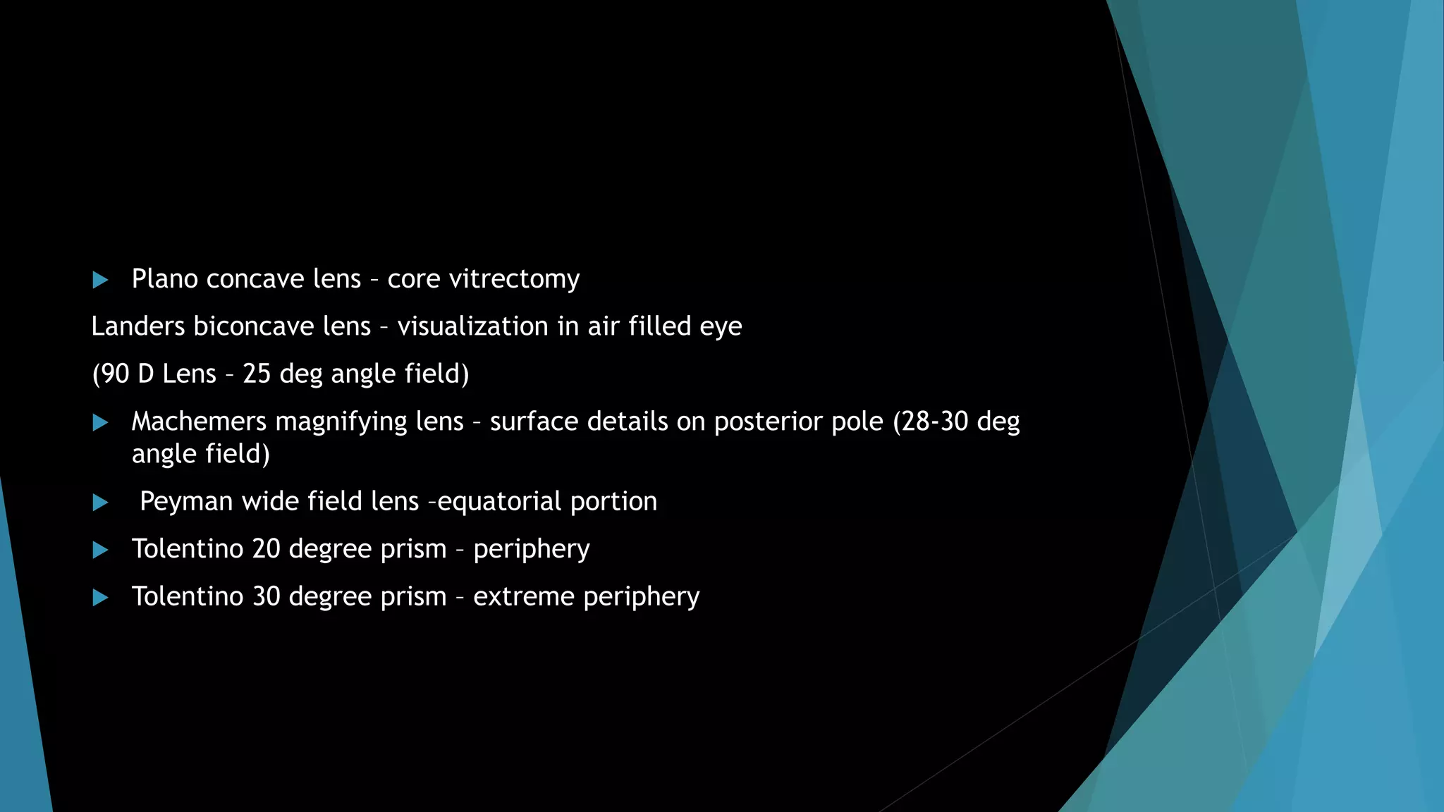 Lenses in ophthalmology | PPTX