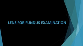 Lenses in ophthalmology | PPTX