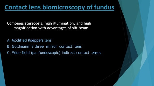 Lenses in ophthalmology | PPTX | 3-D Graphics | Computer Software and ...