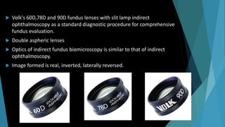 Lenses in ophthalmology | PPTX