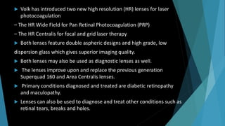 Lenses in ophthalmology | PPTX