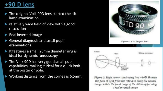 Lenses in ophthalmology