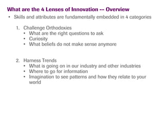 The 4 Lenses of innovation book review | PDF