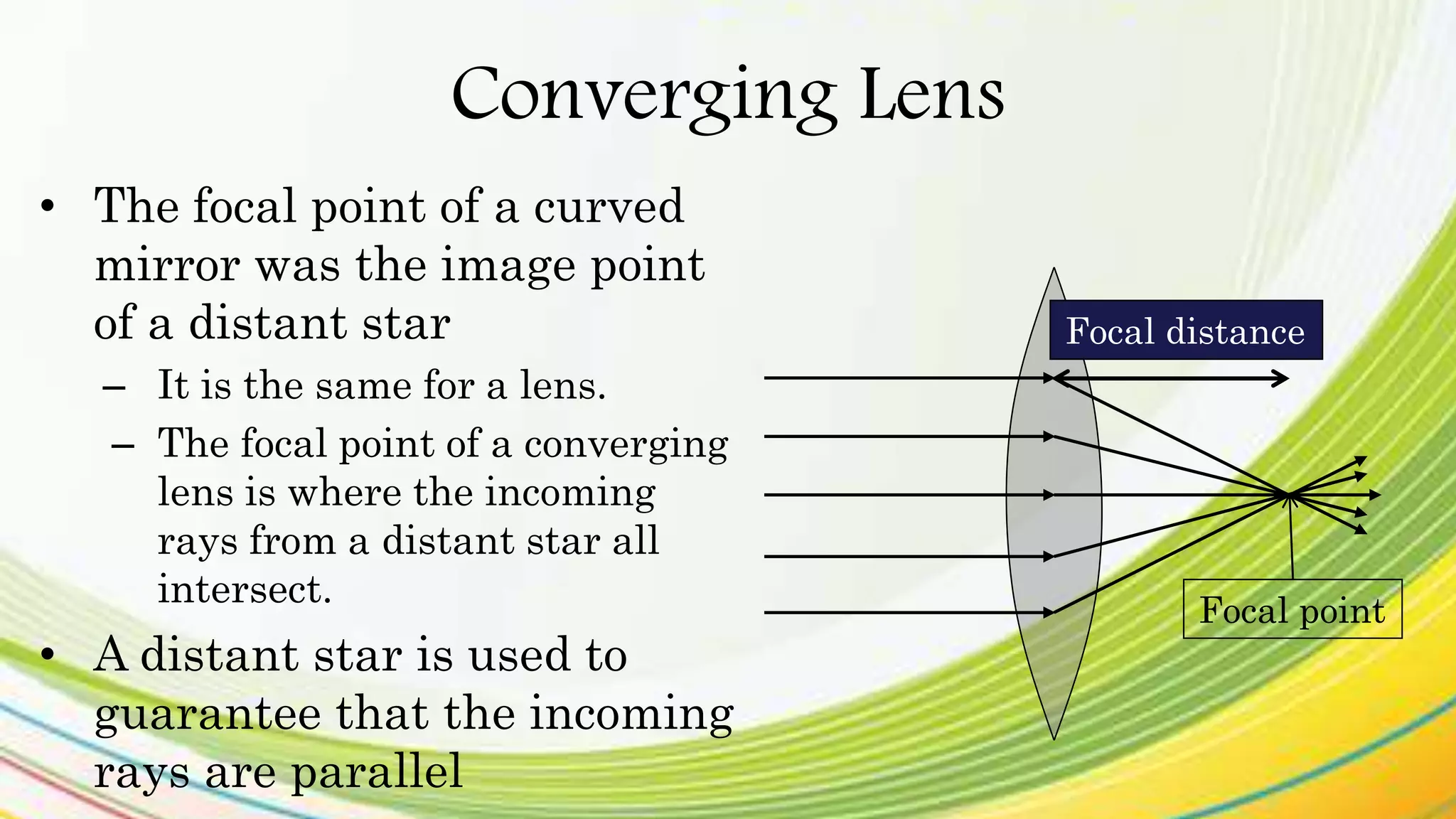 Lenses in Optics | PPTX
