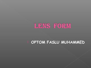 Lens form | PPT