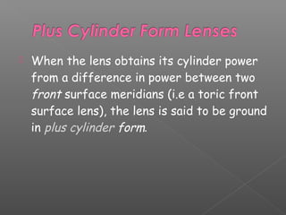 Lens form | PPT