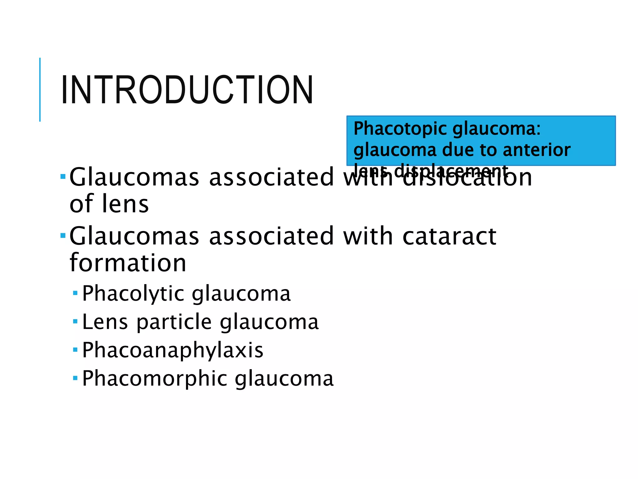 Lens induced glaucoma | PPTX