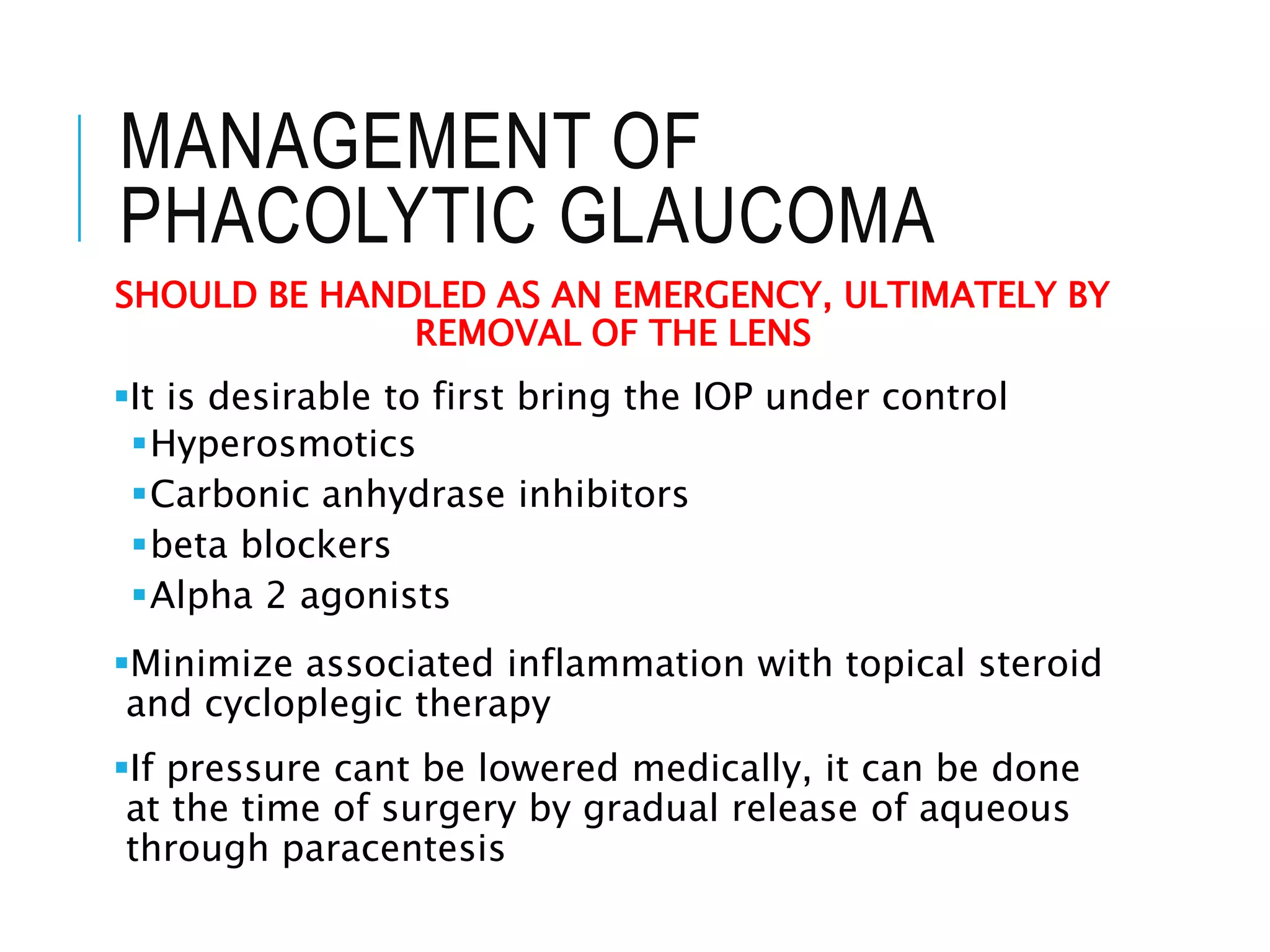 Lens induced glaucoma | PPTX
