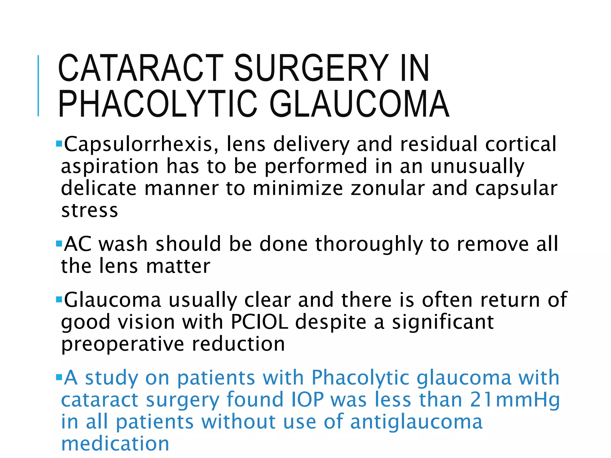 Lens induced glaucoma | PPTX