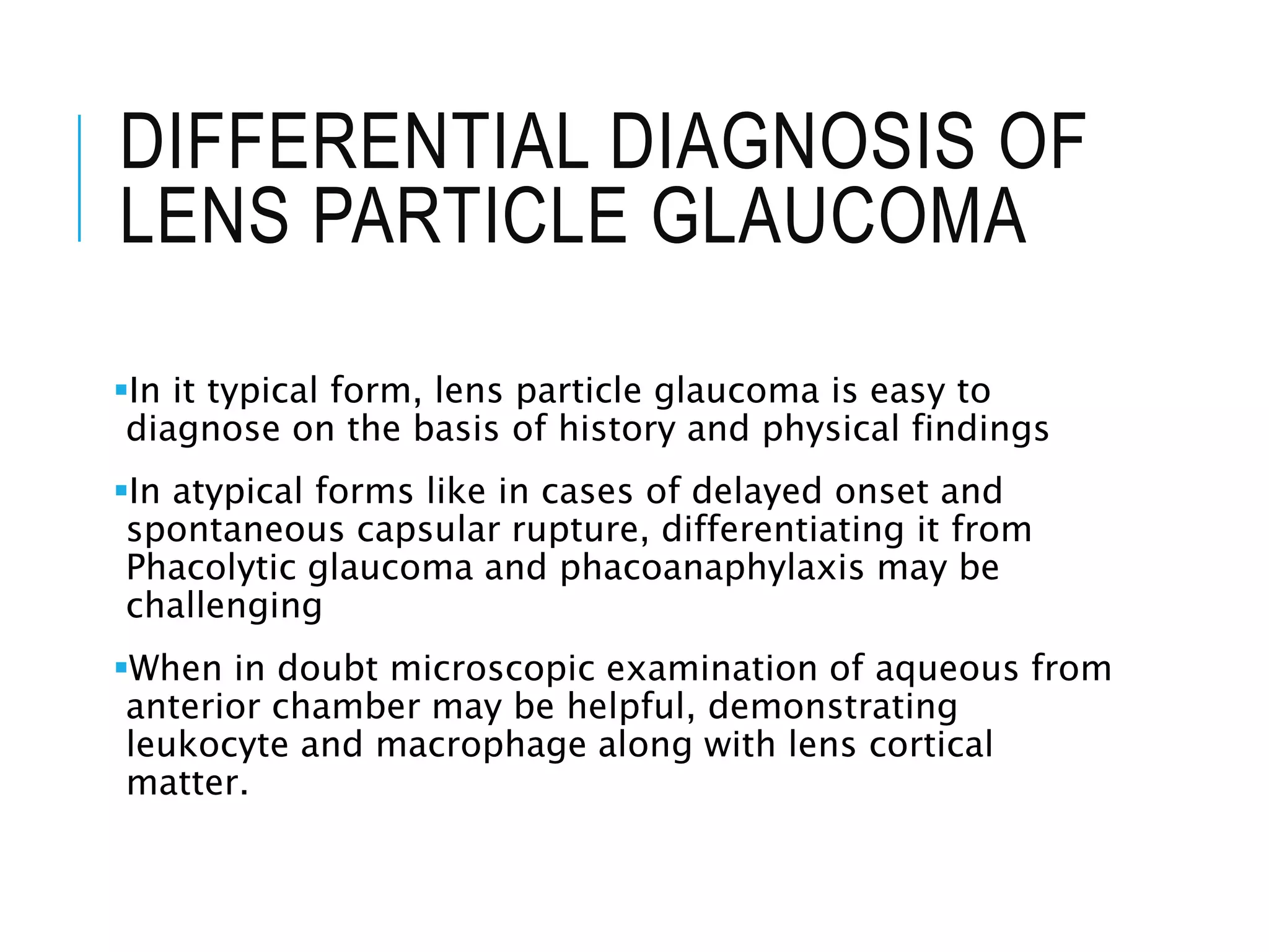 Lens induced glaucoma | PPTX