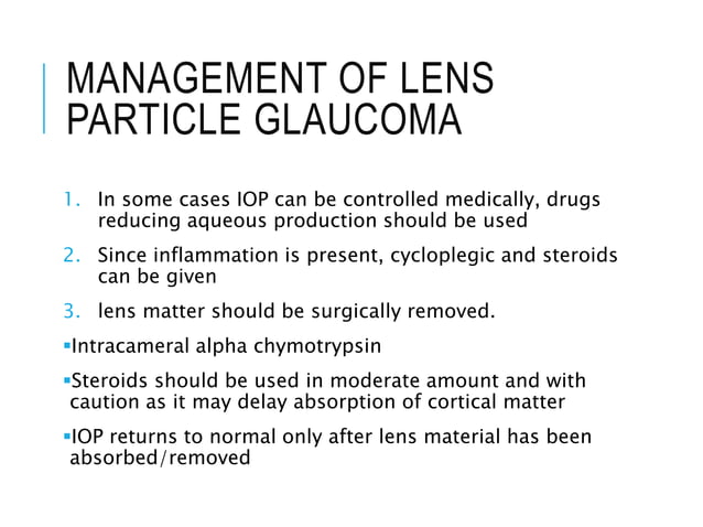 Lens induced glaucoma | PPTX | Eye and Vision Conditions | Diseases and Conditions