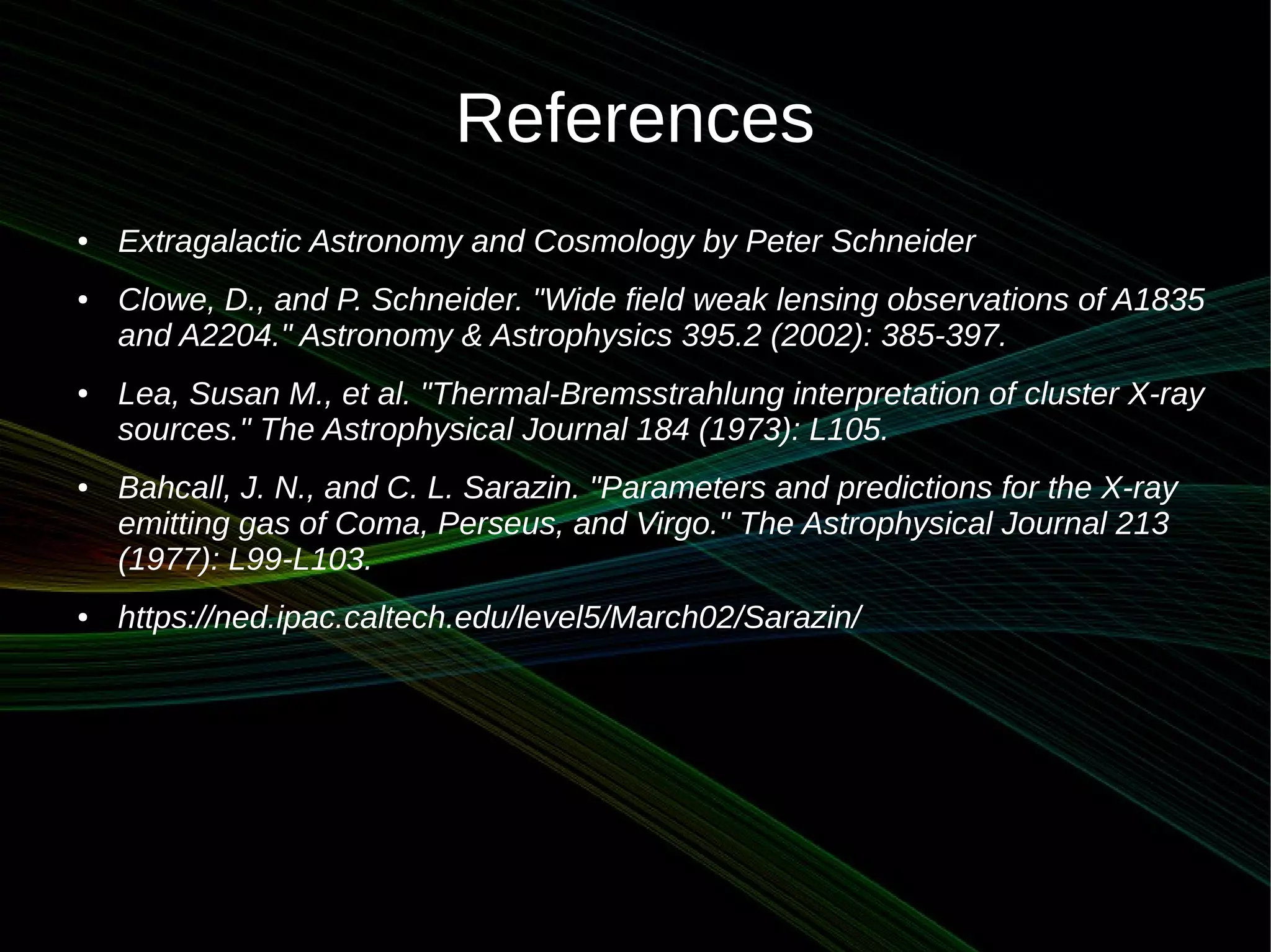 Probing Dark Matter with Weak Lensing and X-Rays | PPT