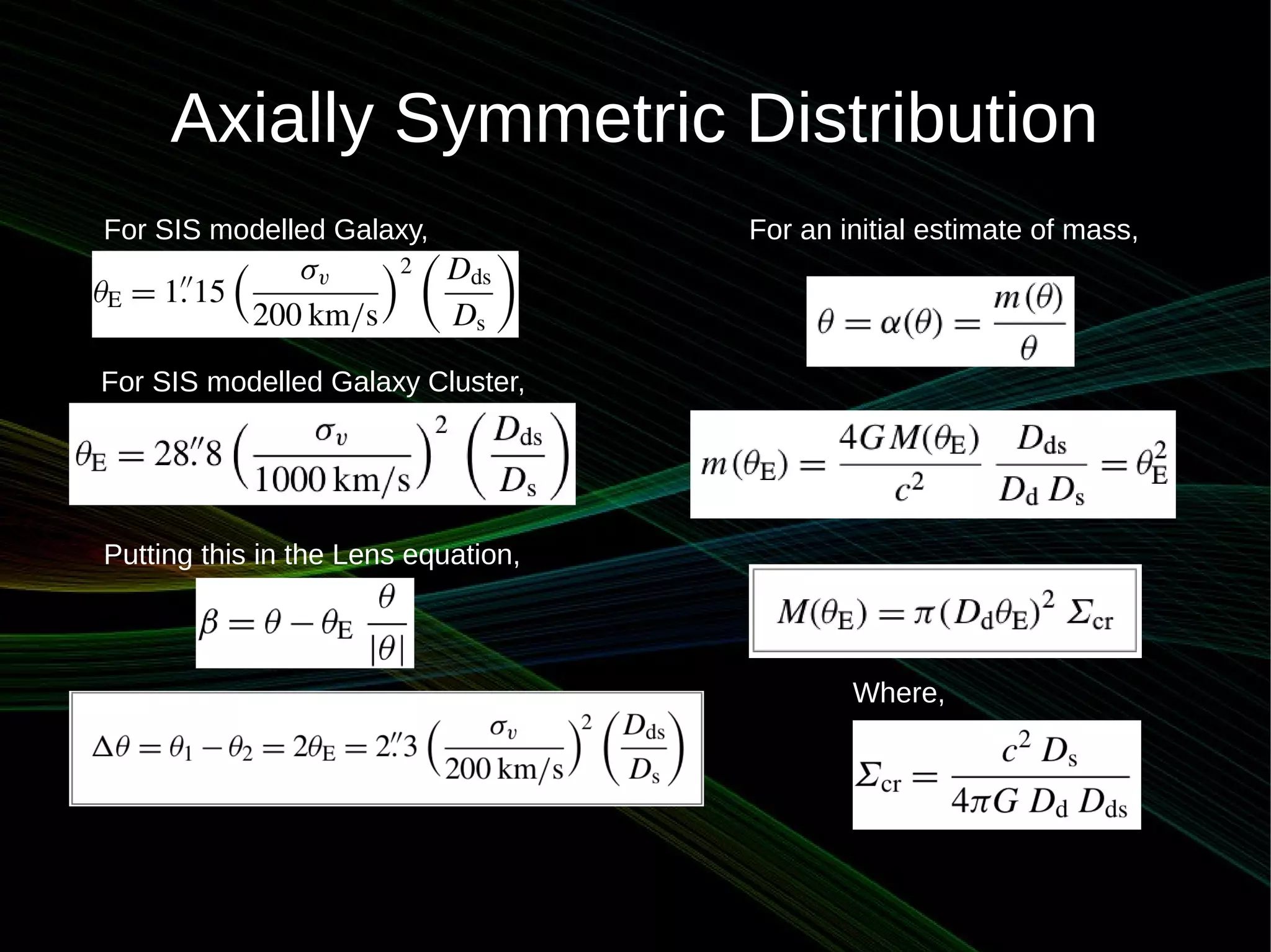 Probing Dark Matter With Weak Lensing And X Rays Ppt