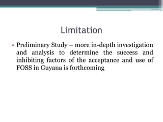 FOSS in Education in Guyana | PPTX