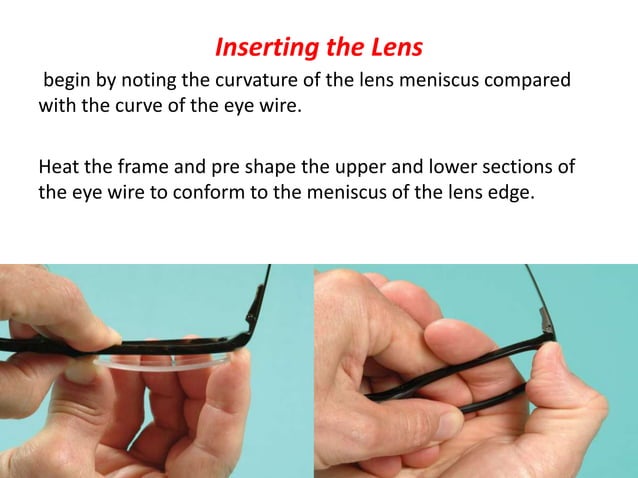 Lens insertion for basic optical dispensing | PPTX